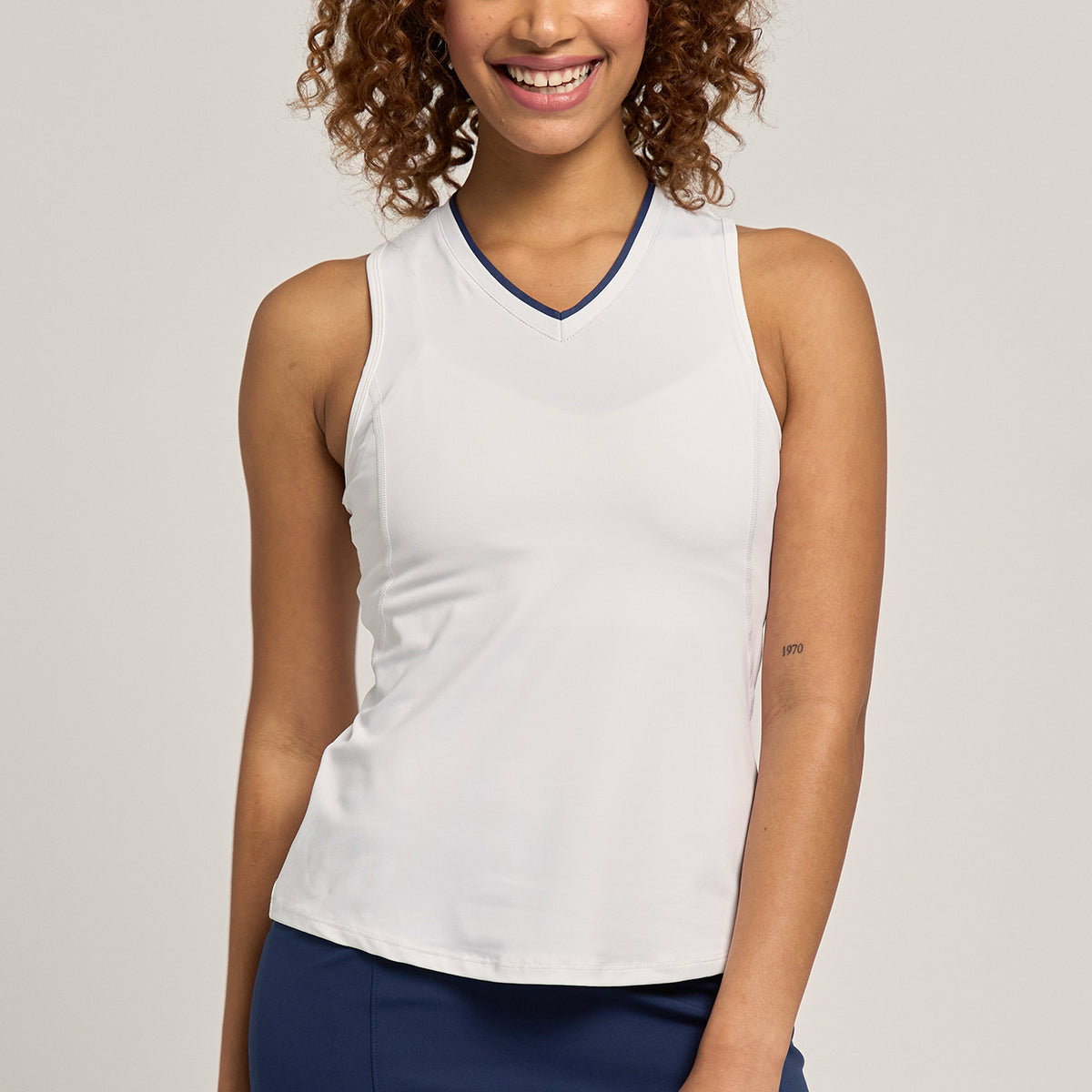 Victory Tank White/Dark Navy – LIJA